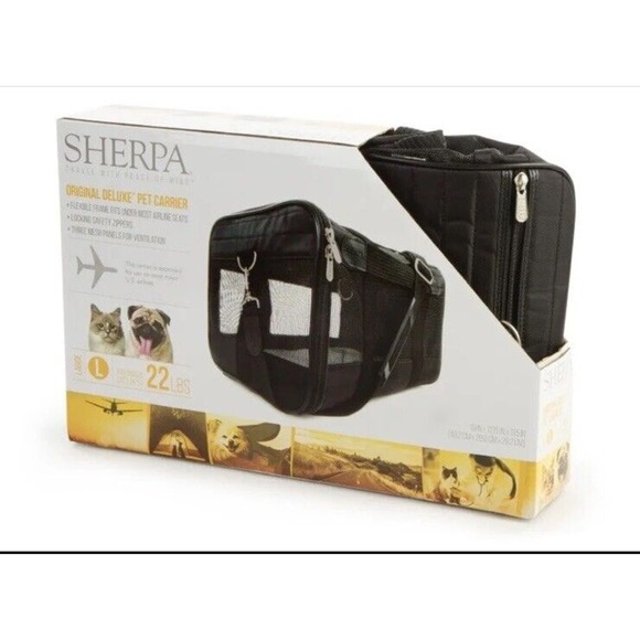 Sherpa | Dog | Sherpa Original Deluxe Pet Carrier Large Airline ...